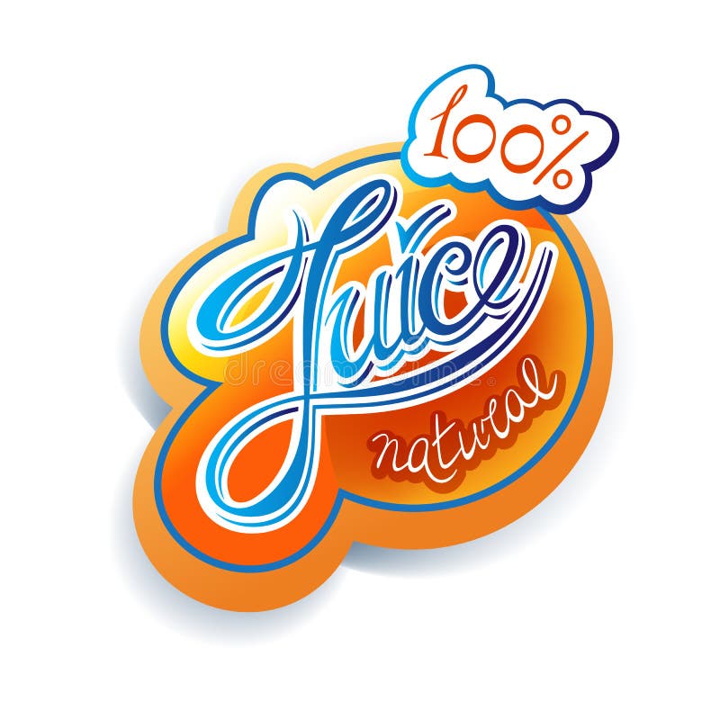 Orange juice retro poster stock vector. Illustration of citrus - 28813370