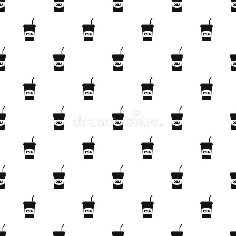 Juice pattern seamless stock vector. Illustration of coke - 109097007