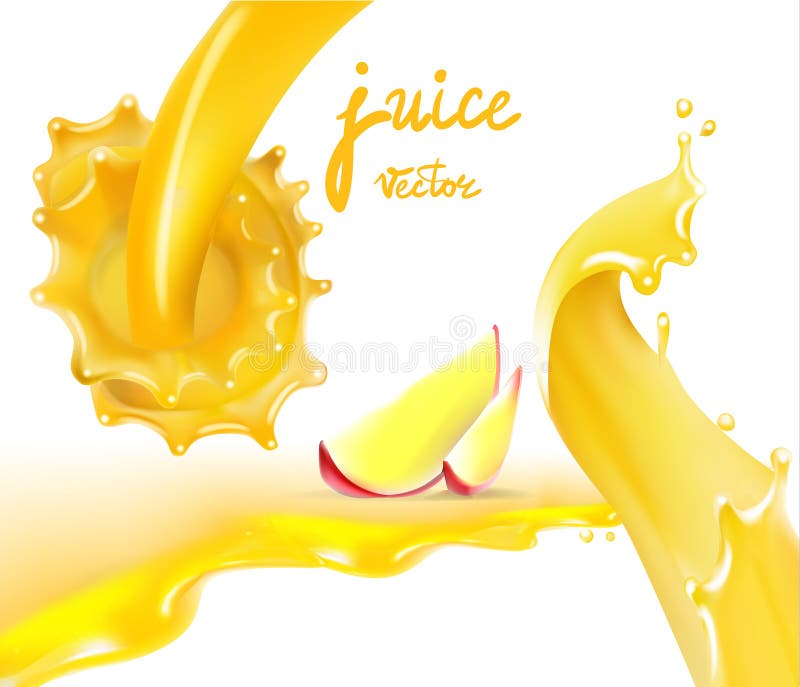 Juice Pouring Vector Juice Pouring Vector Stock Vector - Illustration ...