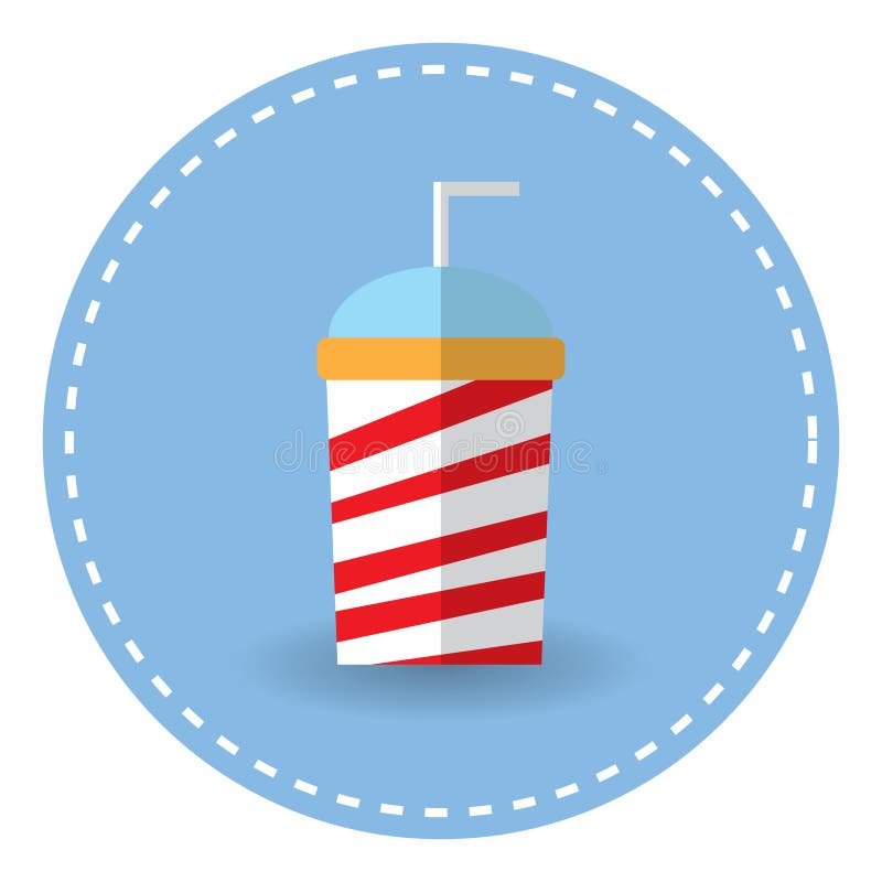 Juice Sipper. Vector Illustration Decorative Design Stock Vector ...