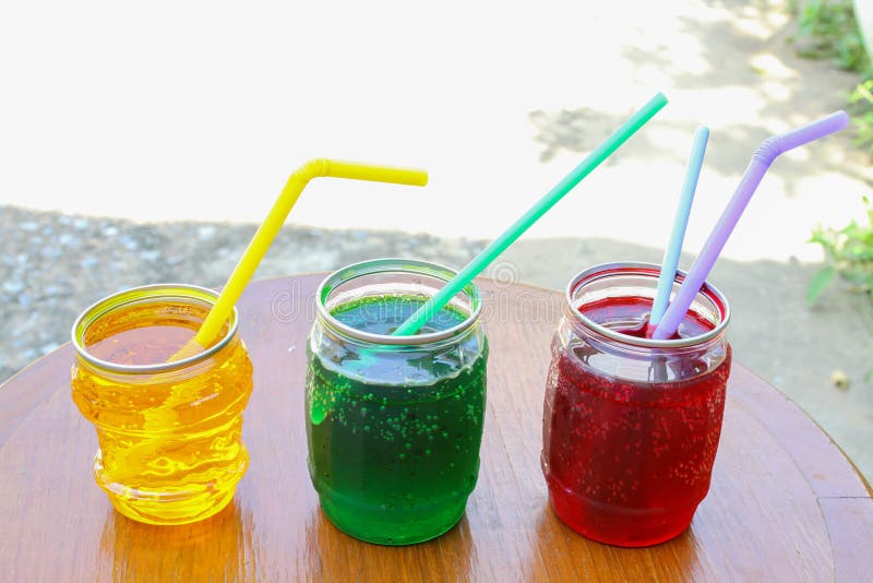 Juice soda in morning. stock photo. Image of food, drink - 81846646