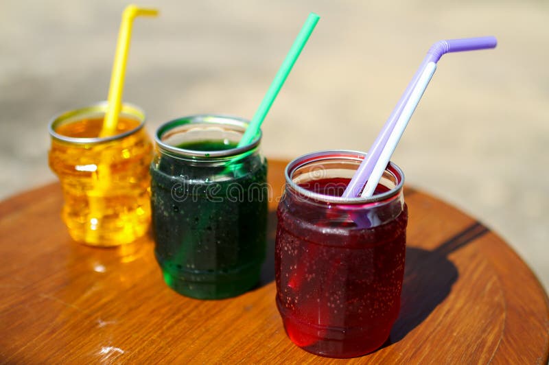 Juice soda in morning. stock image. Image of white, freshness - 81847015