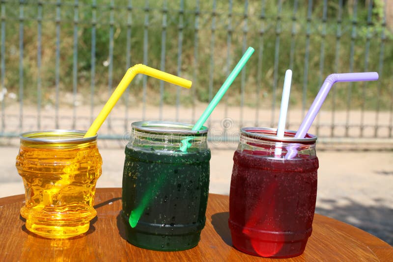 Juice soda in morning. stock image. Image of glass, cool - 81847103