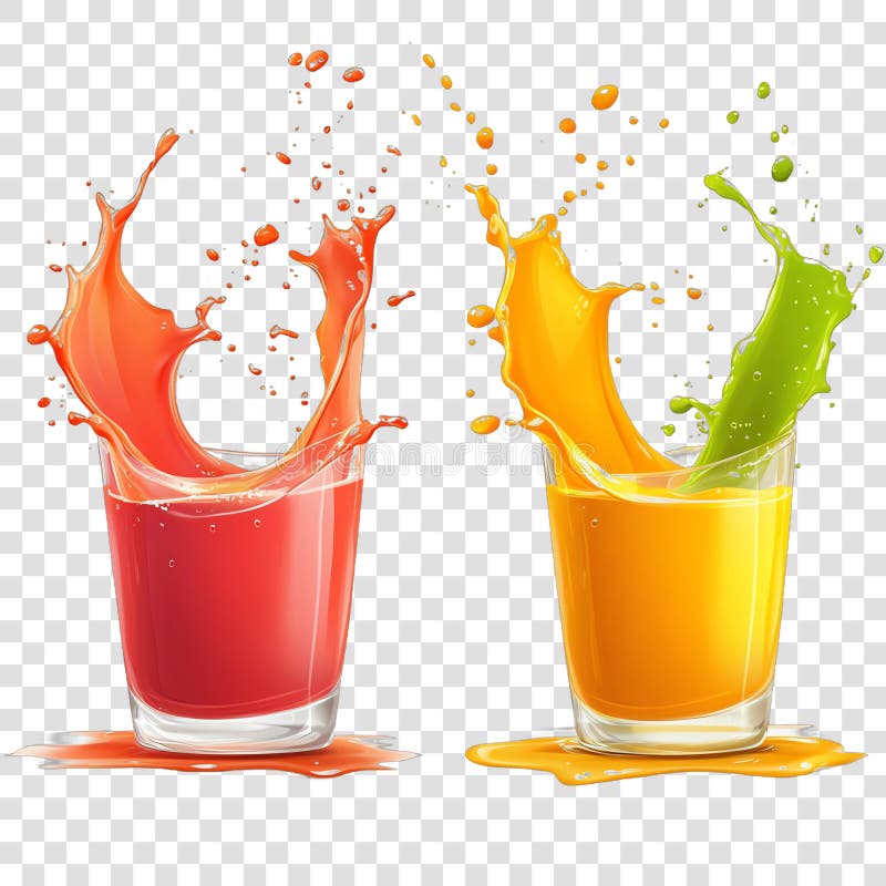 Juice splash set stock photo. Illustration of splashes - 341521506