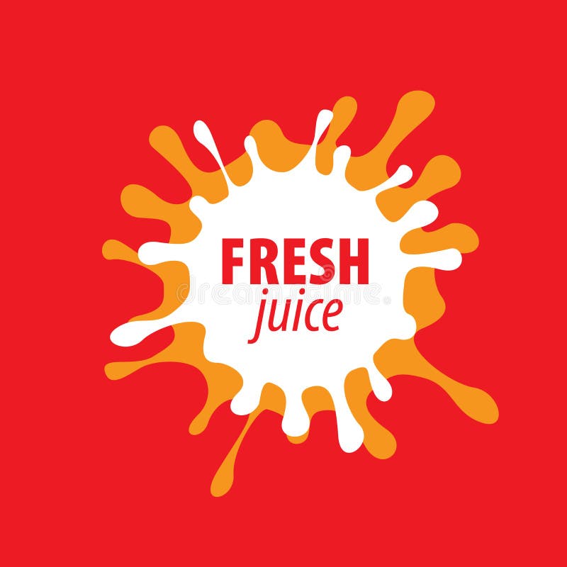Juice splash vector sign stock vector. Illustration of concept - 125803933