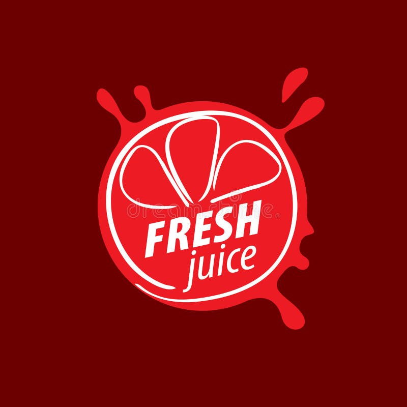 Juice splash vector sign stock vector. Illustration of abstract - 125818307