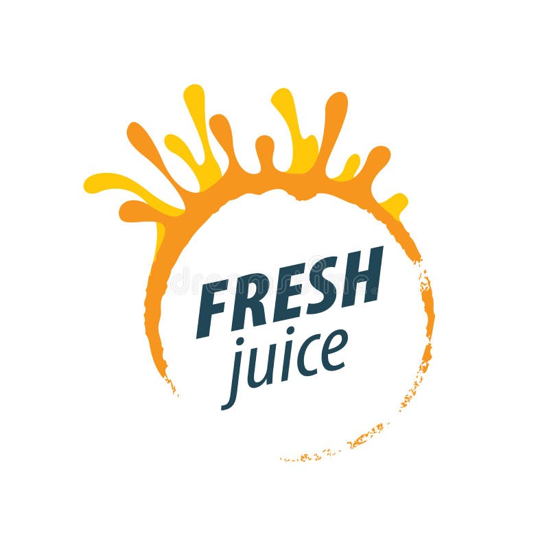 Juice splash vector sign stock vector. Illustration of fruit - 125818508