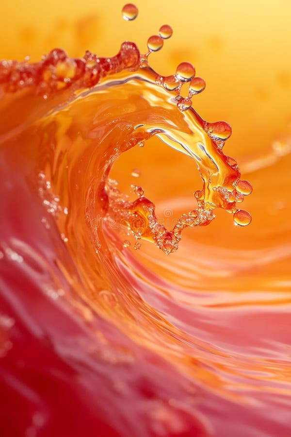 Juice Splash Wave , Splash of Fruit Juice and Fresh Stock Illustration ...
