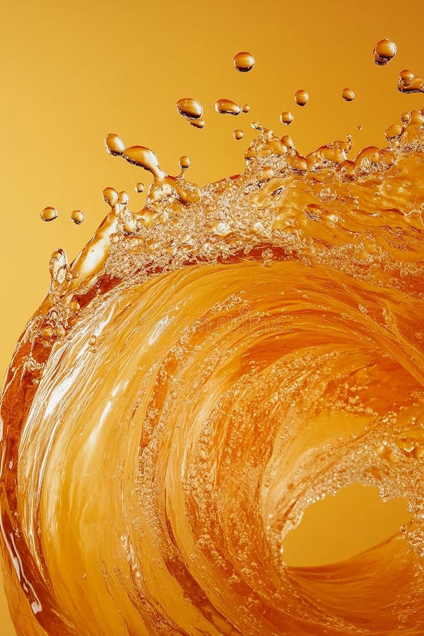 Juice Splash Wave , Splash of Fruit Juice and Fresh Stock Illustration ...