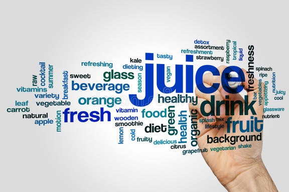 Juice word cloud stock illustration. Illustration of background - 88648805