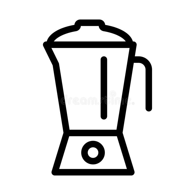Juicer Thin Line Icon. Juice Machine Vector Illustration Isolated on ...