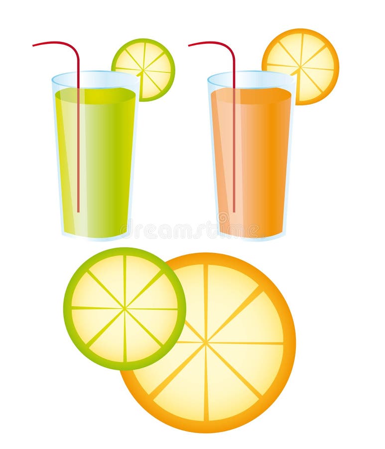 Fruits juices icons set. stock vector. Illustration of cooking - 55001084