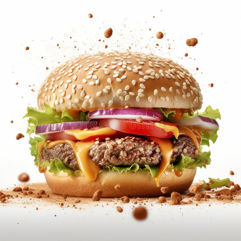 Burger Back Stock Illustrations – 310 Burger Back Stock Illustrations ...