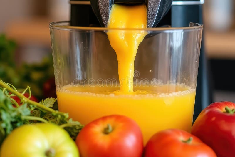 Juicing Process Evolution stock illustration. Illustration of container ...