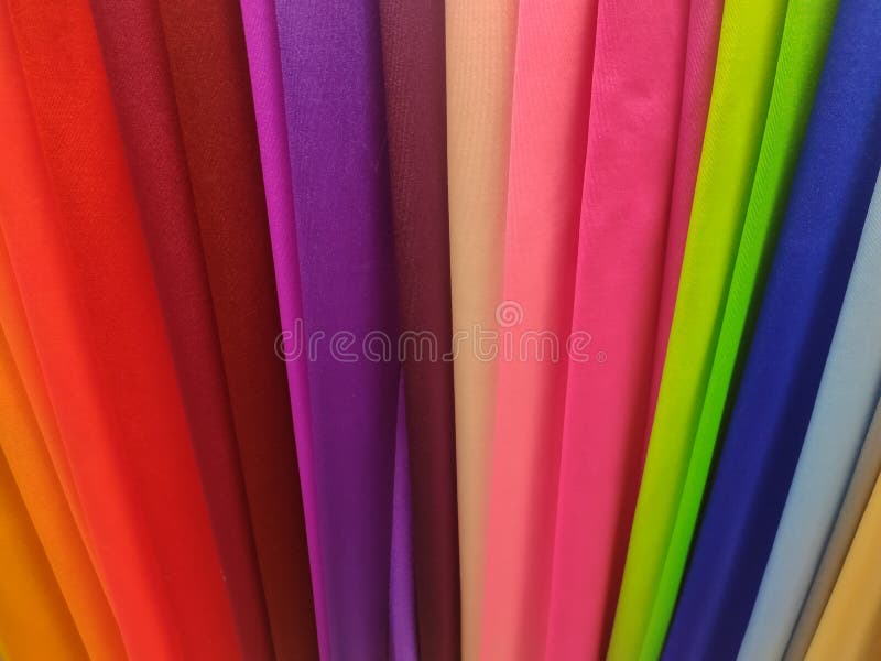 Juicy Bright Colored Fabric Stock Photo - Image of goods, tailoring ...