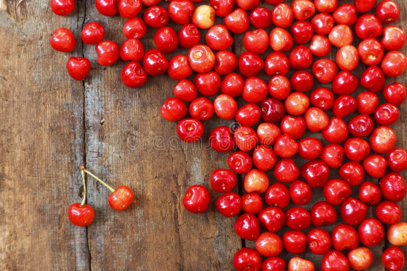 Juicy cherries stock photo. Image of snack, gourmet, sweet - 56526740