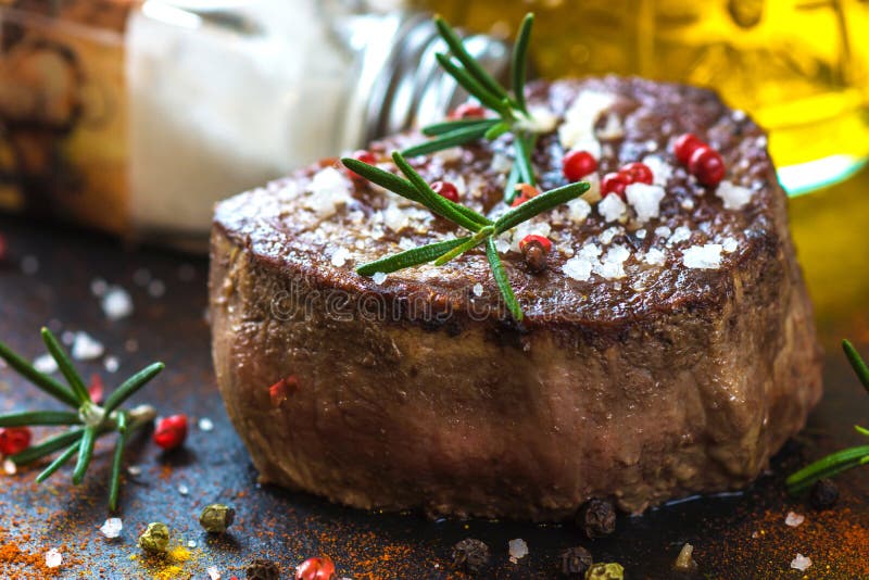 Juicy Fillet Steak stock photo. Image of grilled, fresh - 51270594