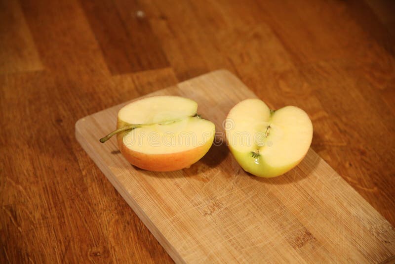 Halved Apple stock photo. Image of core, fresh, snack - 3118224