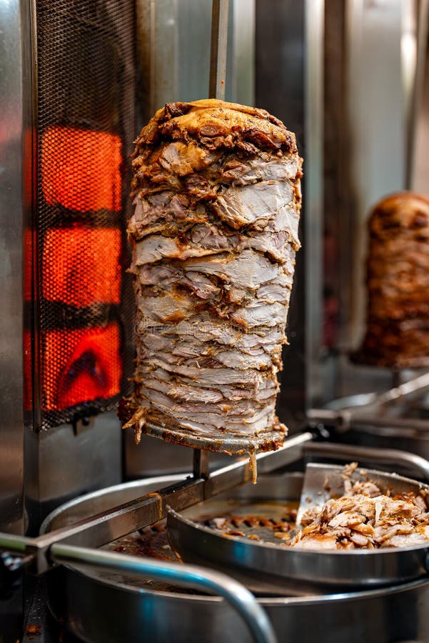 Shawarma spit stock photo. Image of eastern, middle - 314972704