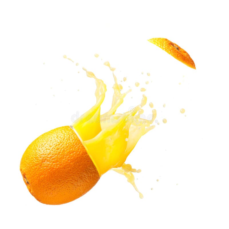 Orange juice splashing stock image. Image of refreshment - 38219457