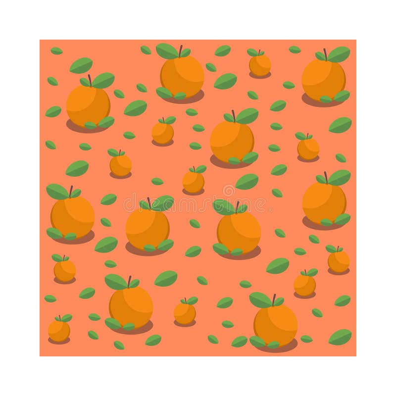 Juicy Fresh Orange Irregular Pattern. Unique Pattern Background. Stock ...
