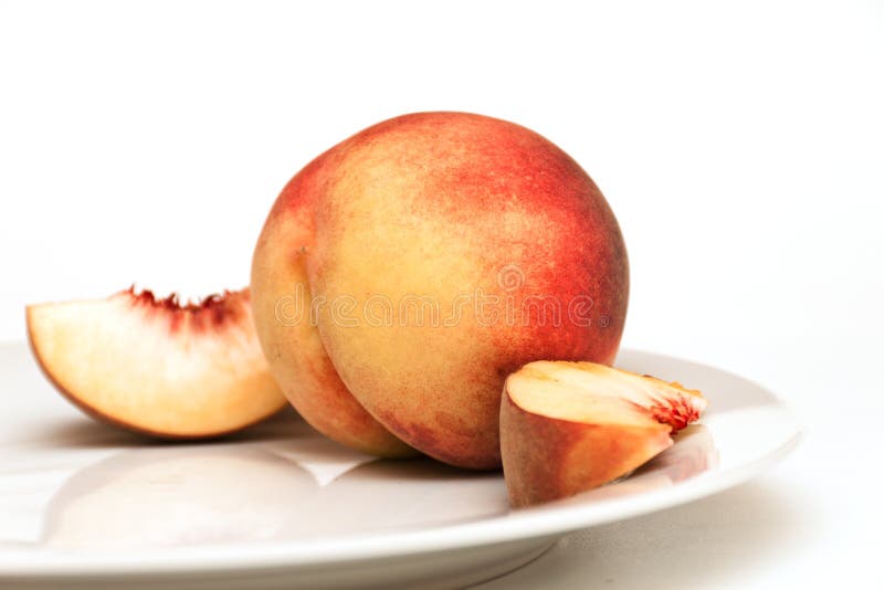 Juicy peach stock image. Image of ingredient, colored - 37867159