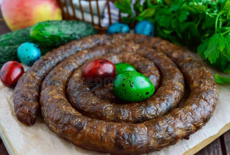 Juicy Pork Sausage Easter Dishes Stock Photos - Free & Royalty-Free ...