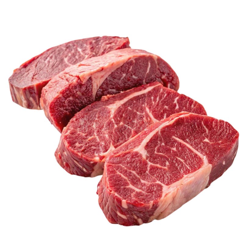 Juicy Red Beef Meat Slices Ideal for Restaurant or Culinary Content ...