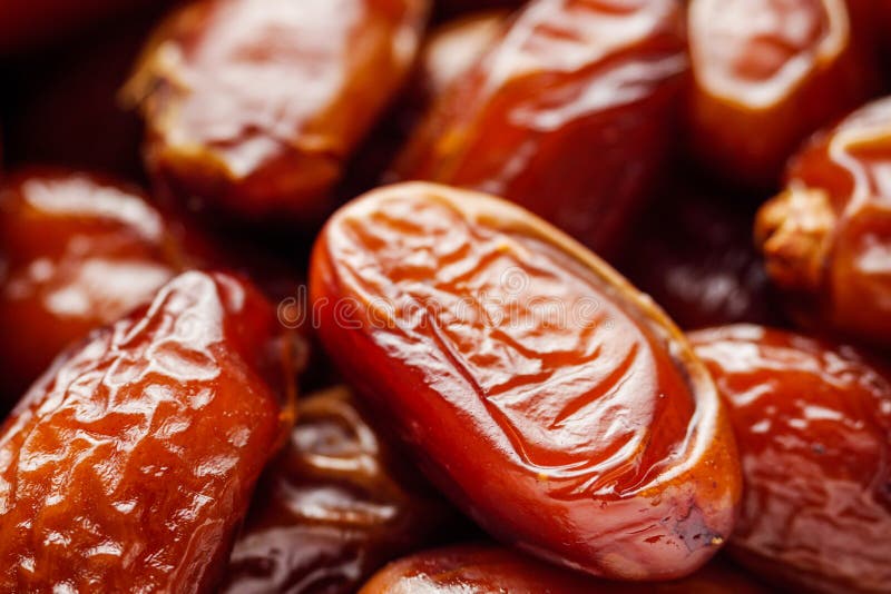 Juicy Royal Dates on a White Acrylic Background. Stock Photo - Image of ...