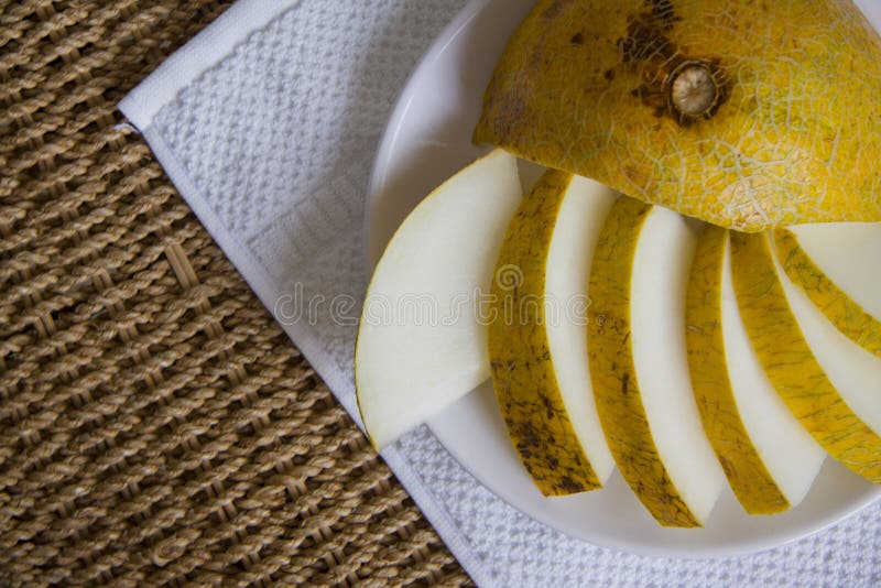 Juicy sweet rockmelon stock image. Image of sliced, healthy - 60879203