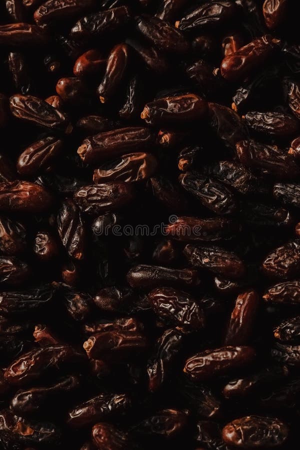 Juicy Turkish Dried Dates Background Stock Image - Image of eastern ...