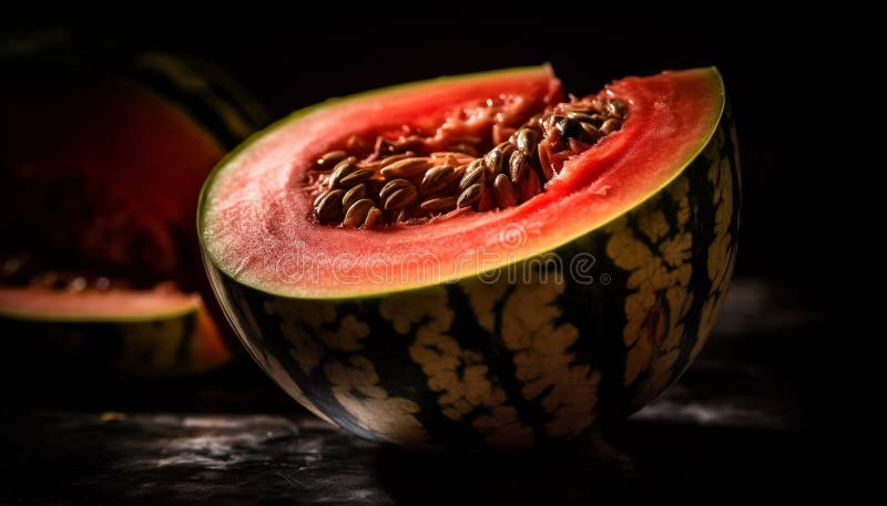 Juicy Watermelon Slice, Ripe and Sweet, Perfect Summer Refreshment ...