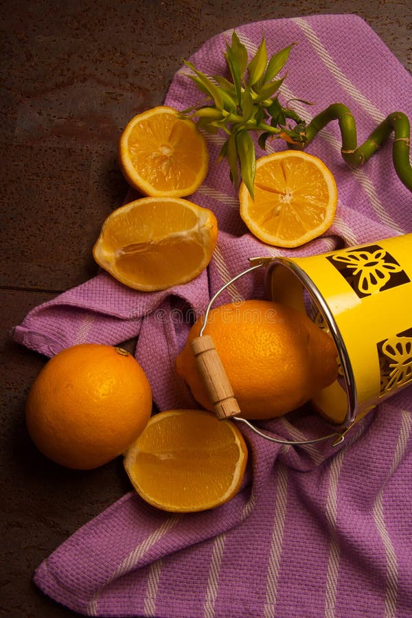 Juicy yellow lemons stock photo. Image of natural, fiber - 63551184