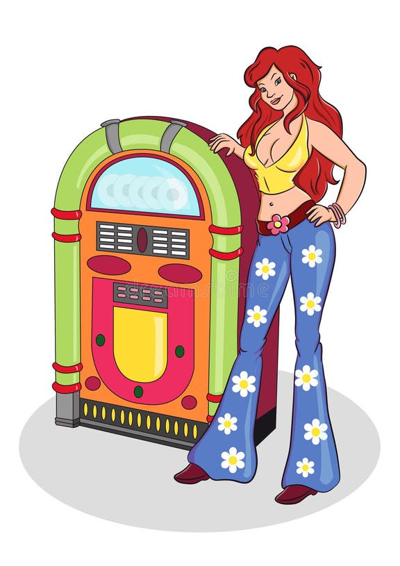 Juke box stock illustration. Illustration of white, melody - 20860532