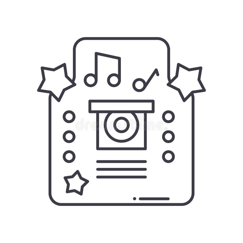 Jukebox Outline Stock Illustrations – 147 Jukebox Outline Stock ...