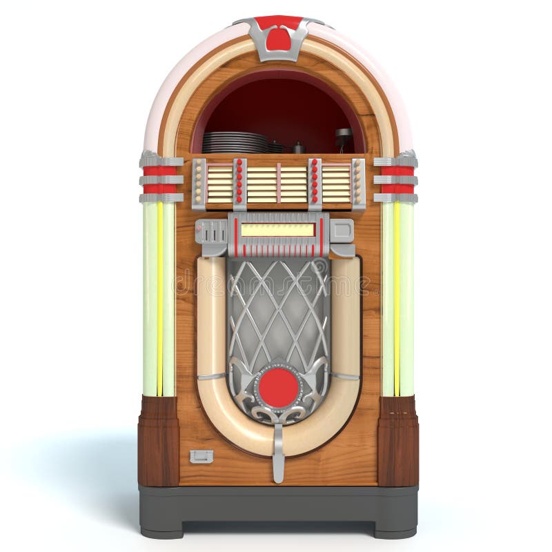Vintage Jukebox stock image. Image of operated, coin - 71780259