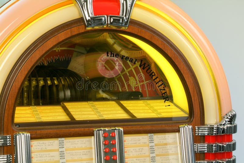 Jukebox Di Stile Degli Anni 50 Fotografia Editoriale - Immagine di ...
