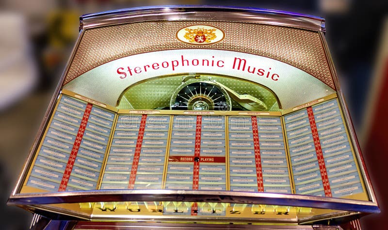 Classic american Jukebox stock photo. Image of 2500 - 235258844