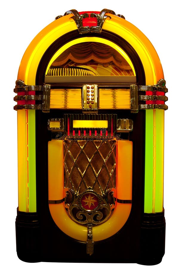 Vintage Jukebox stock image. Image of operated, coin - 71780259