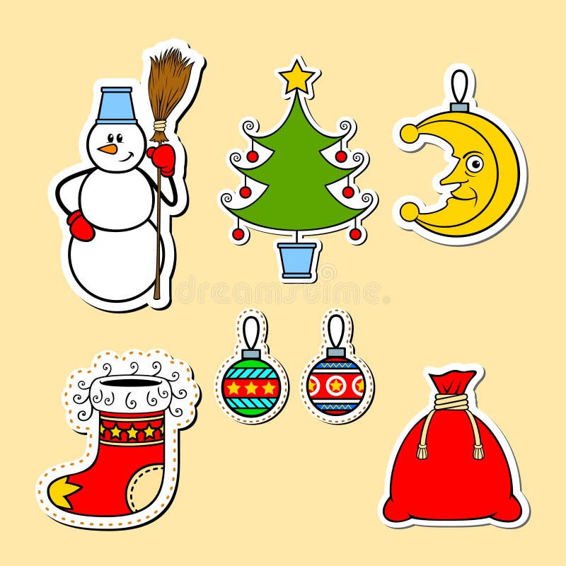 Jul vektor illustrationer. Illustration av modell, illustration - 64213031