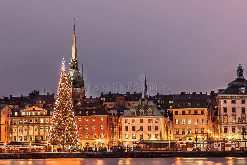 Jul i Stockholm fotografering för bildbyråer. Bild av fridsamt - 63902237