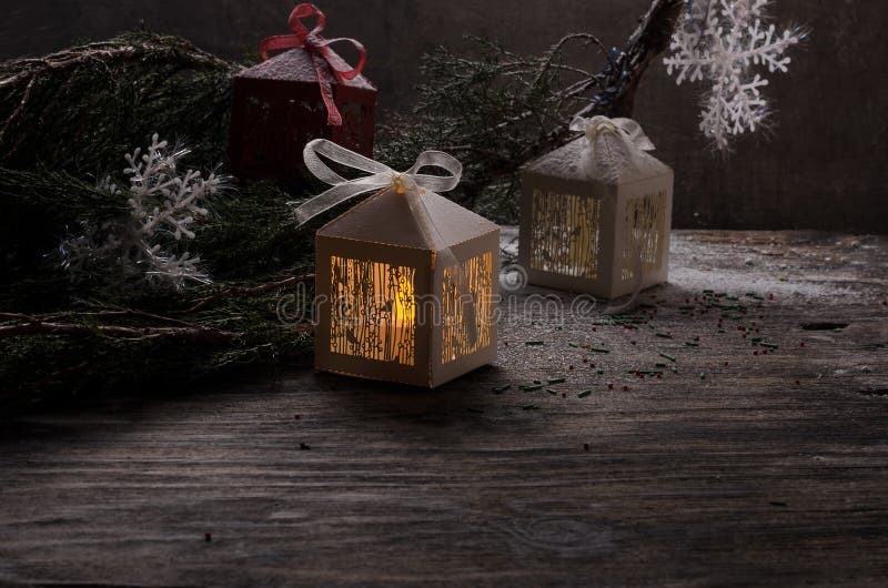 Julbild fotografering för bildbyråer. Bild av vitt, färg - 60933823