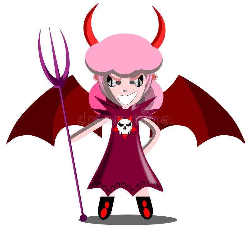 Petit diable rouge photo stock. Illustration du chéri - 16267350