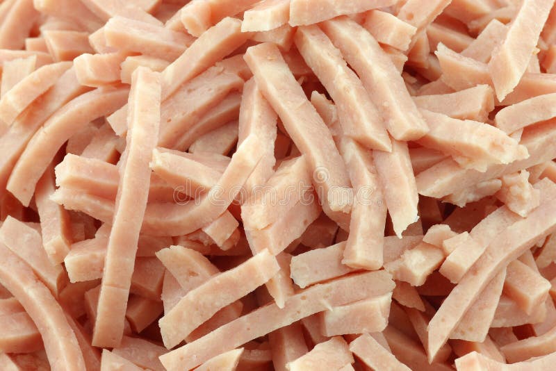Julienne cut ham stock photo. Image of ingredient, gourmet - 45236958