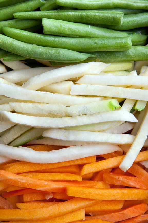 Julienne vegetables stock image. Image of fibre, pattern - 19144991