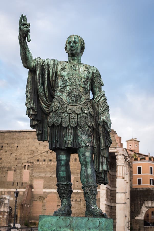 Julius Caesar Emperor Av Rome Arkivfoto - Bild av italienare, kultur ...