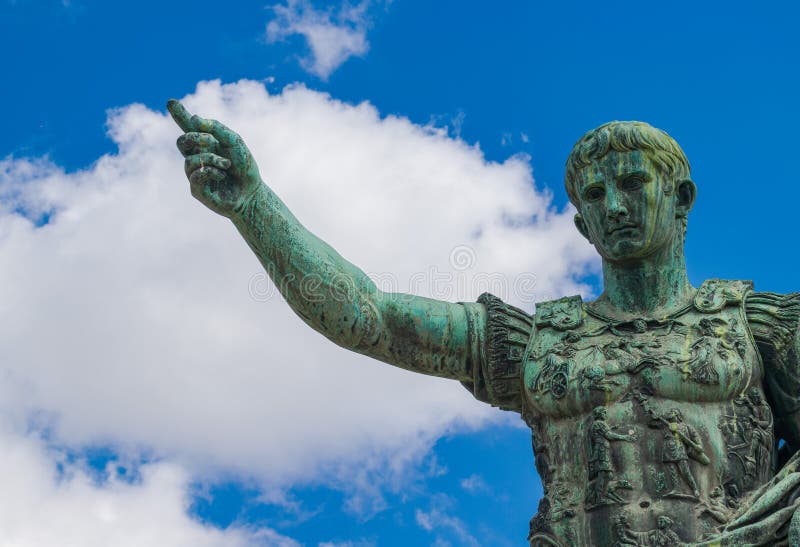 Julius Caesar emperor stock image. Image of blue, mythology - 273131031