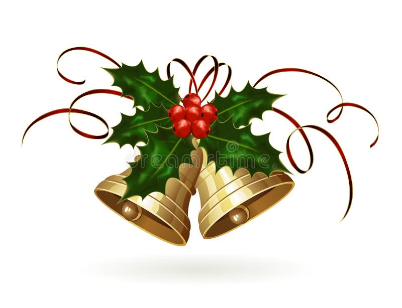 Guld Julklockor Stock Illustrationer, Vektorer, & Clipart – (876 Stock ...