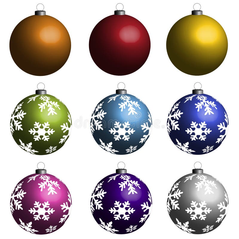 Julgranskulor stock illustrationer. Illustration av skönhet - 47603548