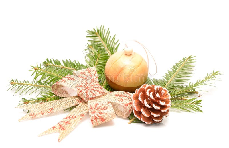 Julpynt eller julprydnader arkivfoto. Bild av rött, garnering - 103804654